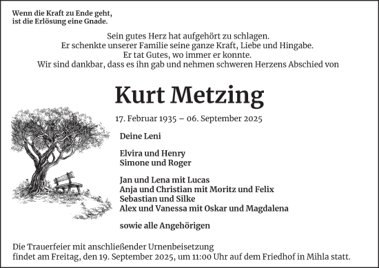 Traueranzeigen aus eisenach | trauer-in-thueringen.de